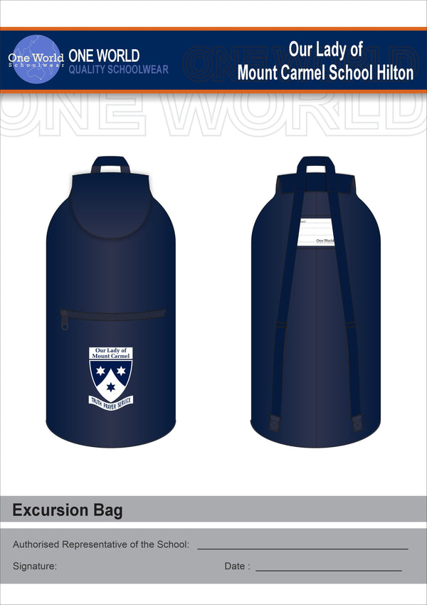 Excursion Bag - Screen Printed Logo – Our Lady of Mount Carmel School ...